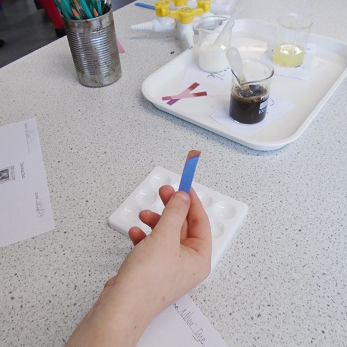 Russell House - Testing the pH