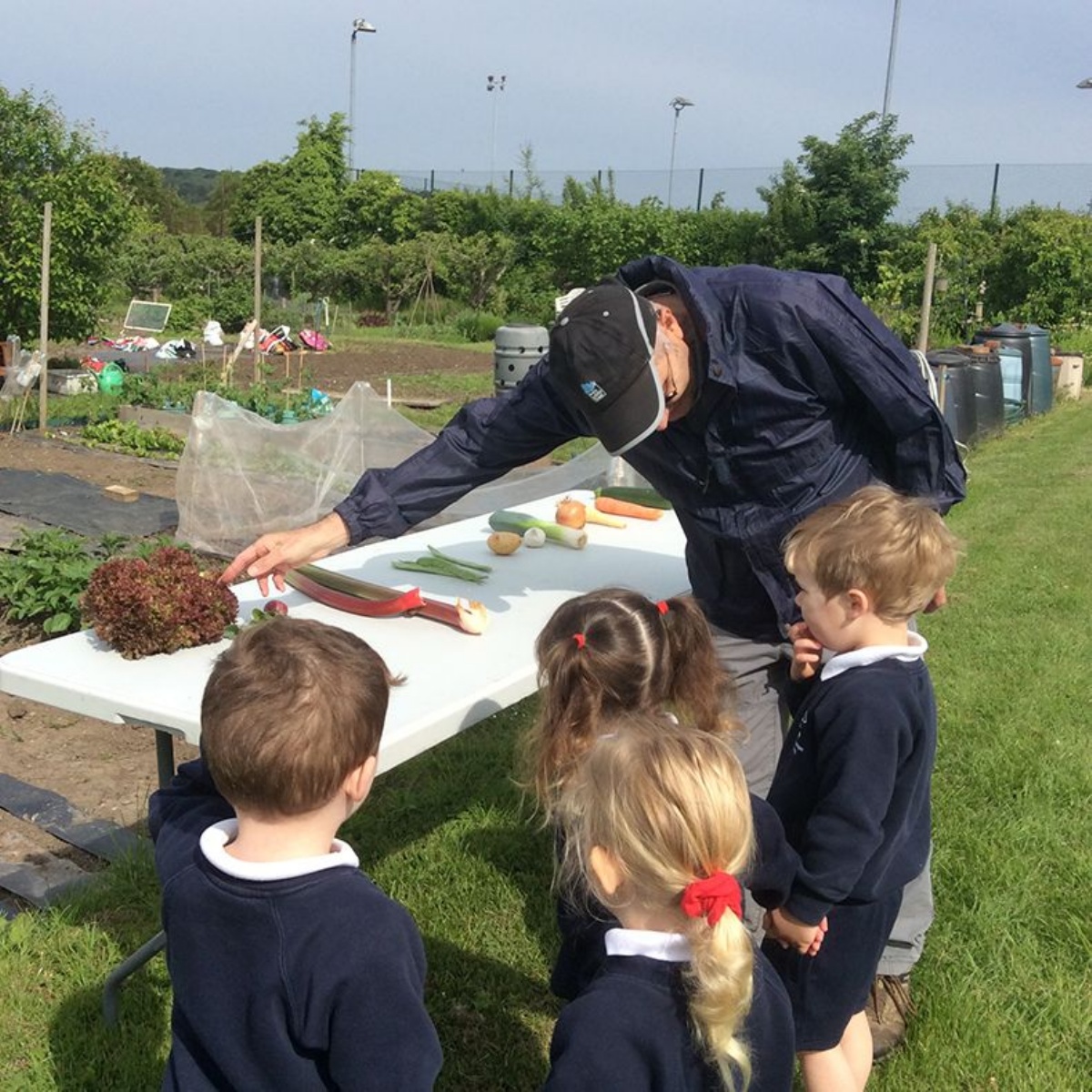 Russell House - Visiting the allotments