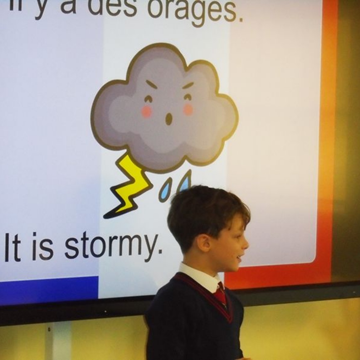 Russell House - French weather reporters