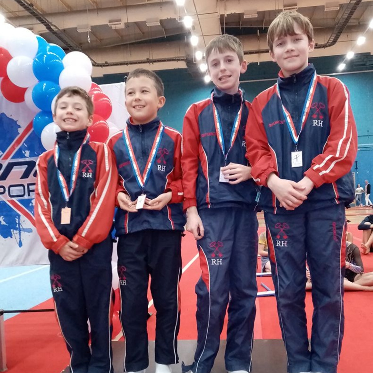 Russell House - Ribbons and medals